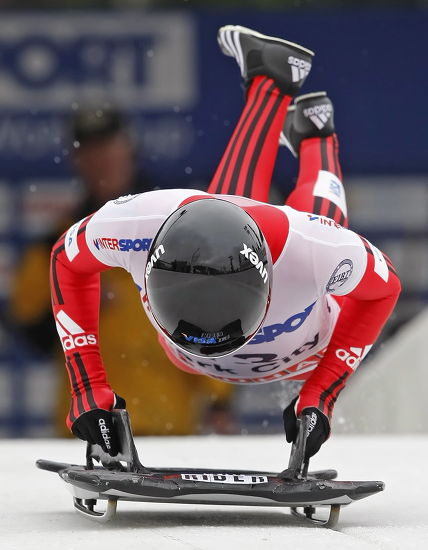 Canadas Amy Gough Competes Womens Skeleton Editorial Stock Photo ...