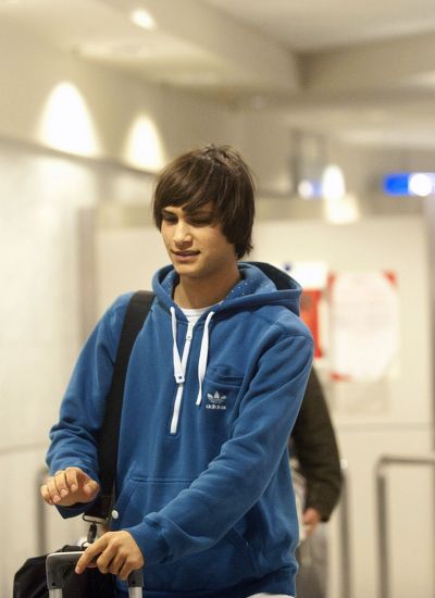 British Actor Luke Pasqualino Arrives Ferihegy Editorial Stock Photo ...