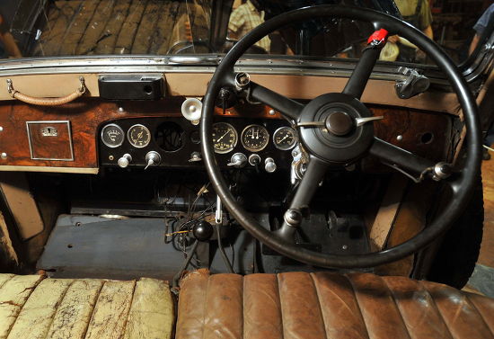 Dashboard Maybach Zeppelin Exclusive Historical Car Editorial Stock ...