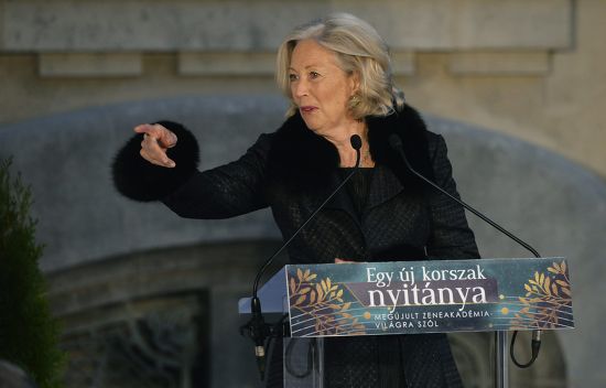 Lady Valerie Solti Widow Hungarian Born Editorial Stock Photo - Stock ...