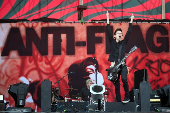Singer Guitarist Justin Sane Us Punk Editorial Stock Photo - Stock ...