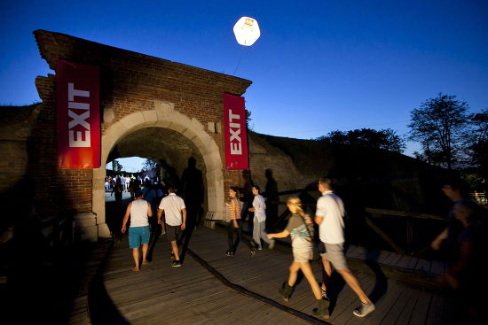 Festivalgoers Pass Through Gate Fort Hosting Editorial Stock Photo ...