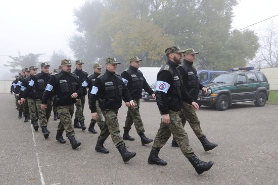 Polish Border Guard Officers Wearing Armband Editorial Stock Photo ...