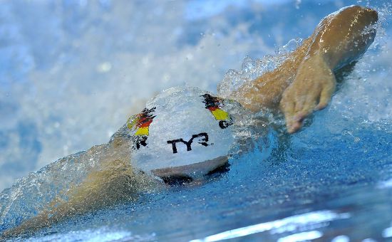 Dimitri Colupaev Fourth Swimmer Team Germany Editorial Stock Photo ...