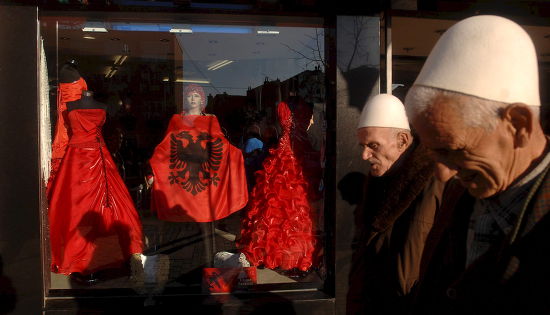 Wearing Plisi Bardhes Traditional Albanian Hats Editorial Stock Photo ...