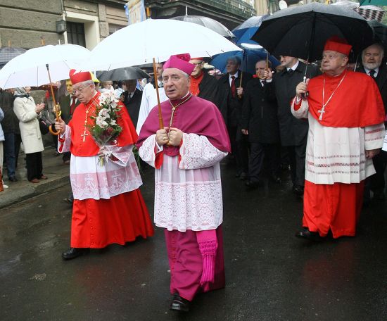 Lr Cardinal Jozef Glemp New Catholic Editorial Stock Photo - Stock ...