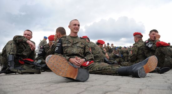 Soldiers Polish Military Police Mp Unit Editorial Stock Photo - Stock ...