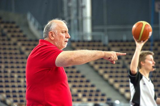 Montenegro Coach Miodrag Baletic During Their Editorial Stock Photo ...