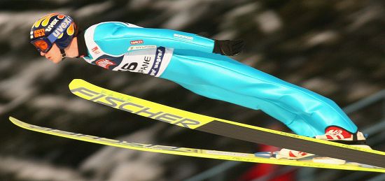 Finn Ski Jumper Harri Olli Soars Editorial Stock Photo - Stock Image ...