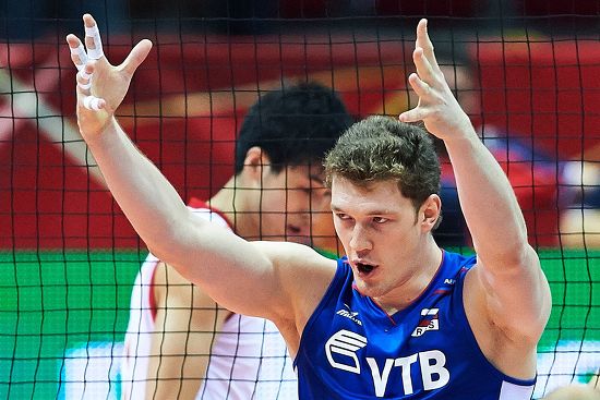 Dmitriy Muserskiy Russia Celebrates Point During Editorial Stock Photo ...