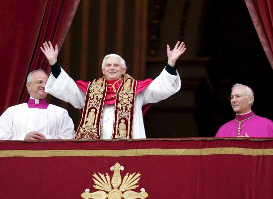 Newly Elected Pope Benedict Xvi C Editorial Stock Photo - Stock Image ...