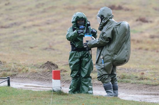 Soldiers Full Nbc Nuclear Biological Chemical Editorial Stock Photo ...