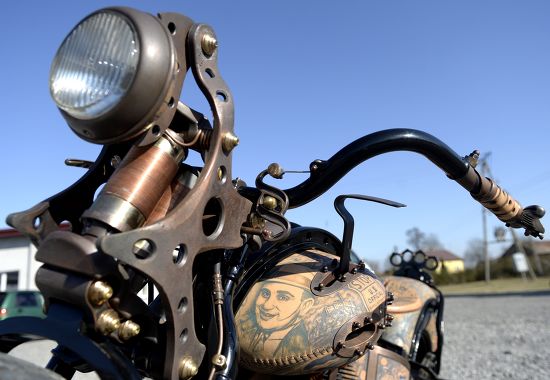 Detail Recidivist Motorcycle Produced By Game Editorial Stock Photo ...