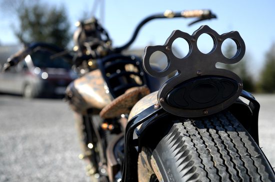 Detail Recidivist Motorcycle Produced By Game Editorial Stock Photo ...