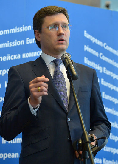 Russian Energy Minister Aleksandr Novak Speaks Editorial Stock Photo ...
