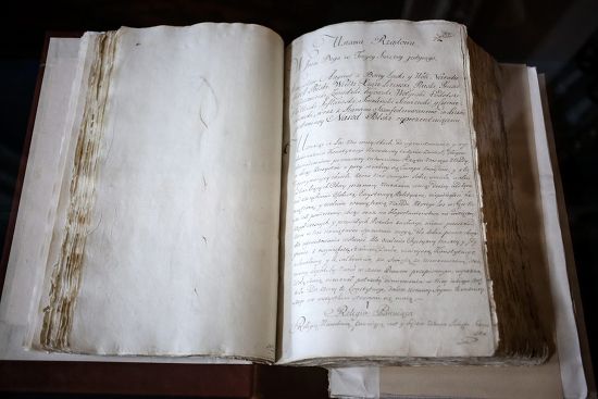 Manuscript Polish Constitution 03 May 1791 Editorial Stock Photo ...
