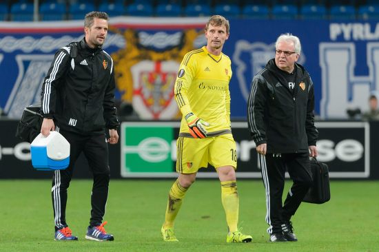 Basels Goalkeeper Germano Vailati C Leaves Editorial Stock Photo ...