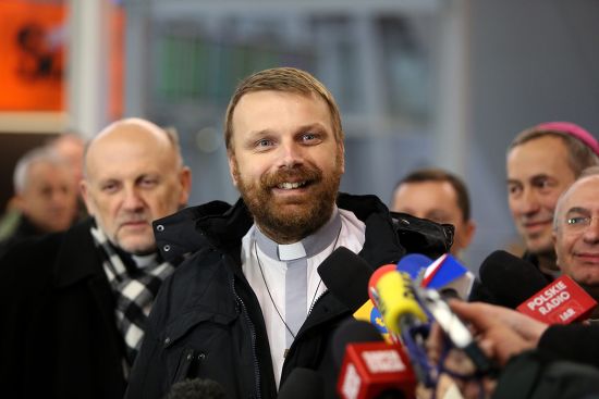 Polish Missionary Father Matthew Dziedzic Centre Editorial Stock Photo ...