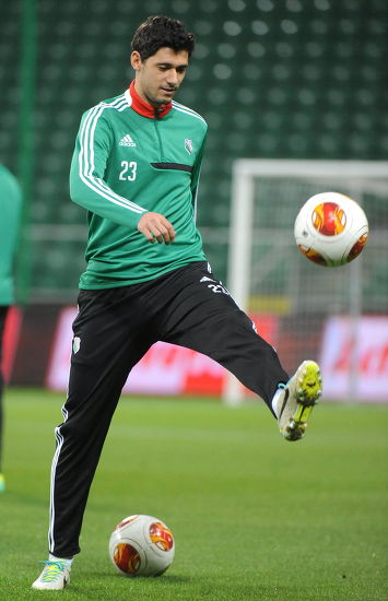 Legia Warsaws Player Helio Pinto Warms Editorial Stock Photo - Stock ...