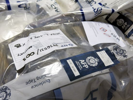 Bags Evidence Seized After Four Men Editorial Stock Photo - Stock Image ...