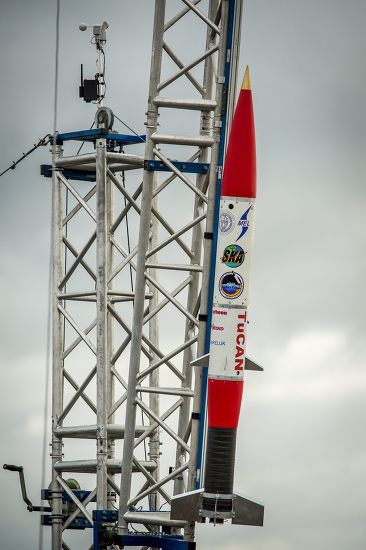 Preparation First Launch Cansat Launcher Target Editorial Stock Photo ...