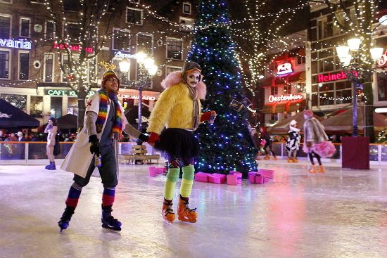 Drag Kings Queens Skate On Ice Editorial Stock Photo - Stock Image ...