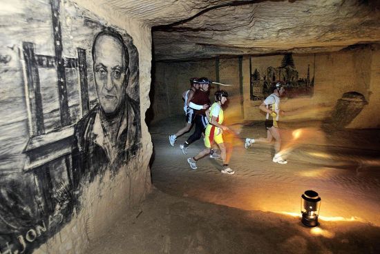 Competitors Underground Marathon On Sunday 28 Editorial Stock Photo ...