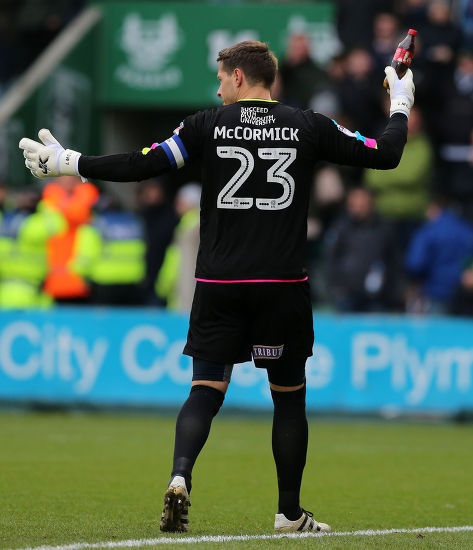 Luke Mccormick Goalkeeper Captain Plymouth Argyle Editorial Stock Photo ...