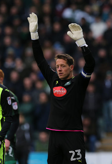 Luke Mccormick Goalkeeper Captain Plymouth Argyle Editorial Stock Photo ...