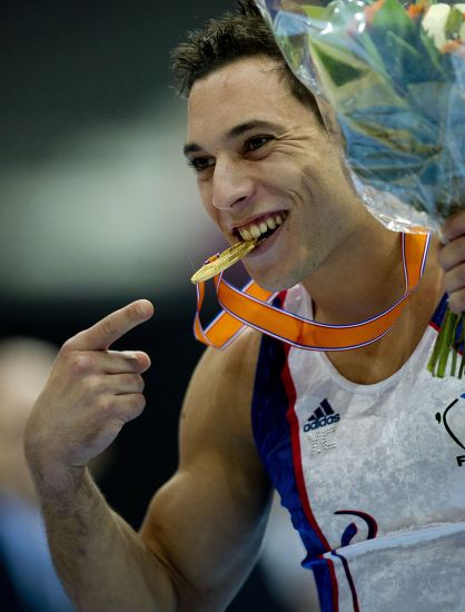 Thomas Bouhail France Celebrates On Podium Editorial Stock Photo ...