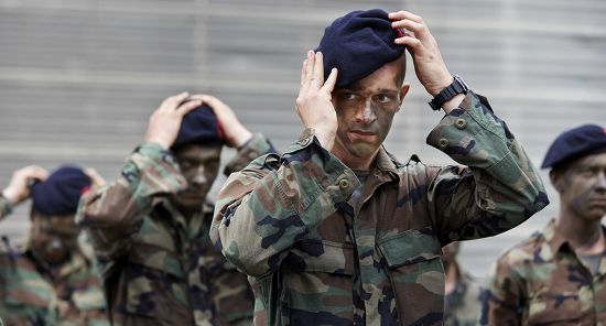 Marines Receive Their Blue Berets During Editorial Stock Photo - Stock ...