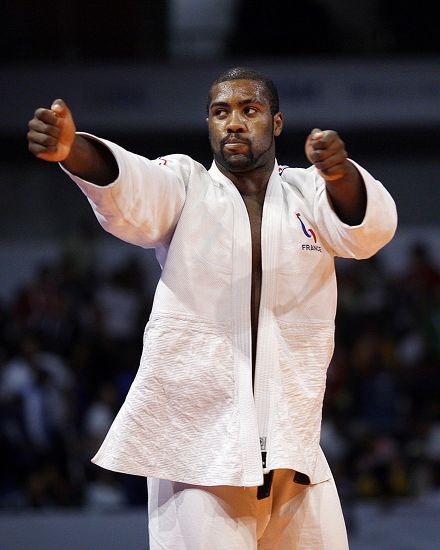 Frances Teddy Riner Celebrates After Winning Editorial Stock Photo ...
