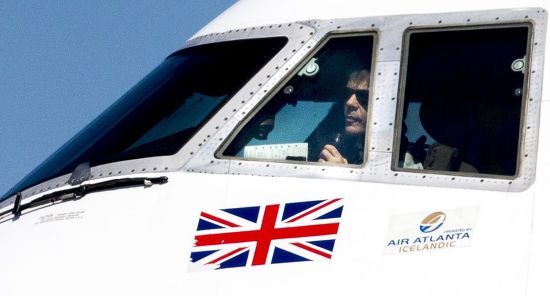 Singer Pilot Bruce Dickinson British Heavy Editorial Stock Photo ...