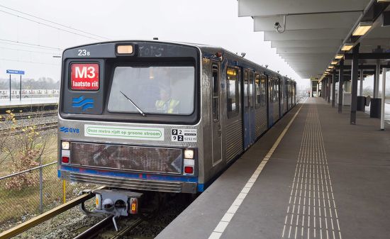 Metro Train Transport Company Gvb Introduced Editorial Stock Photo ...
