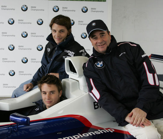 Nigel Mansell His Two Sons Brands Editorial Stock Photo - Stock Image ...