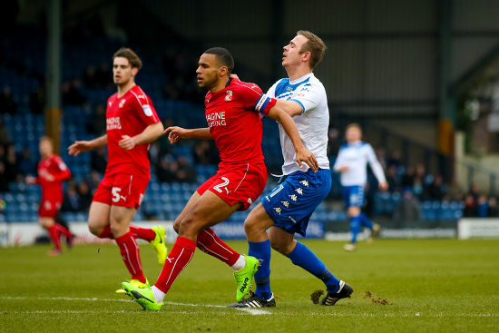 Swindon Town Defender Nathan Thompson 2 Editorial Stock Photo - Stock ...
