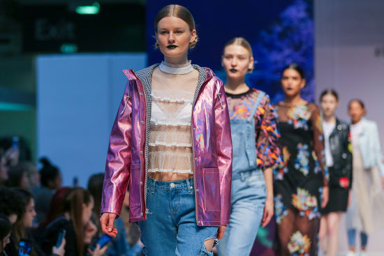 Model On Catwalk On Opening Day Editorial Stock Photo - Stock Image ...