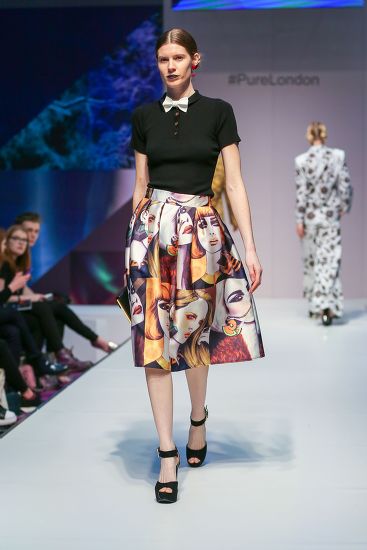 Model On Catwalk On Opening Day Editorial Stock Photo - Stock Image ...