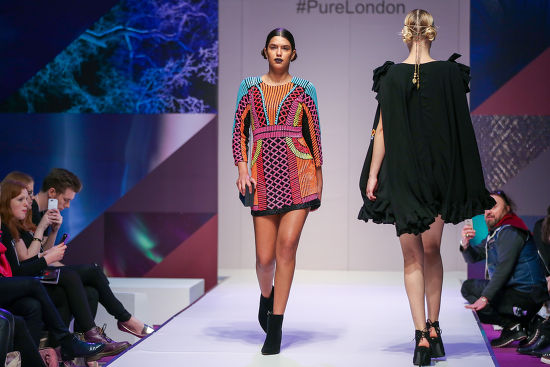 Model On Catwalk On Opening Day Editorial Stock Photo - Stock Image ...