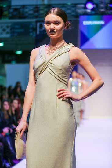 Model On Catwalk On Opening Day Editorial Stock Photo - Stock Image ...