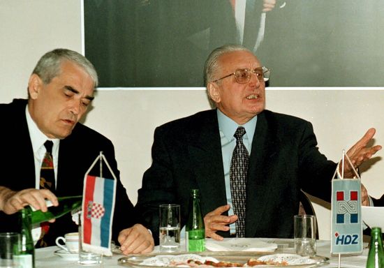 Zagreb Croatia Croatian President Franjo Tudjman Editorial Stock Photo ...