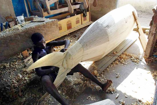Coffin Makers Works On Coffin Inthe Editorial Stock Photo - Stock Image ...