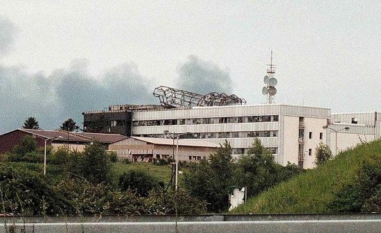 Novi Sad Yugoslavia Smoke Still Rising Editorial Stock Photo - Stock ...