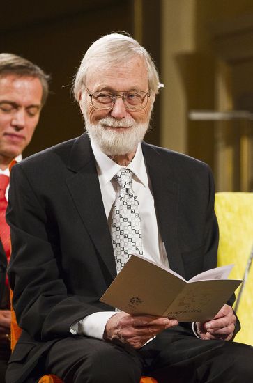 Us Mathematician John Willard Milnor Smiles Editorial Stock Photo ...