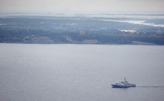 Swedish Minesweeper Hms Kullen Engaged Military - Foto de stock de ...
