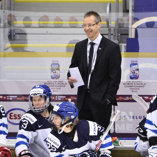 Finlands Coach Pasi Mustonen During 2015 Editorial Stock Photo - Stock ...