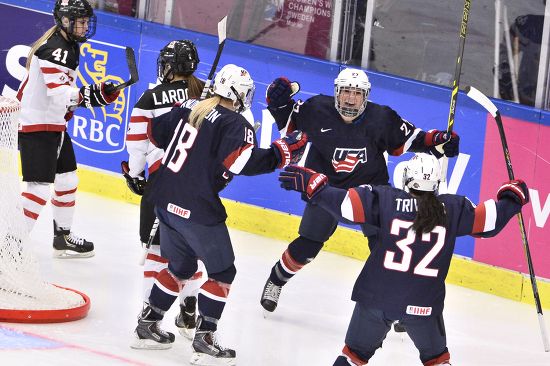 Us Anne Pankowski C Celebrates Scoring Editorial Stock Photo - Stock ...
