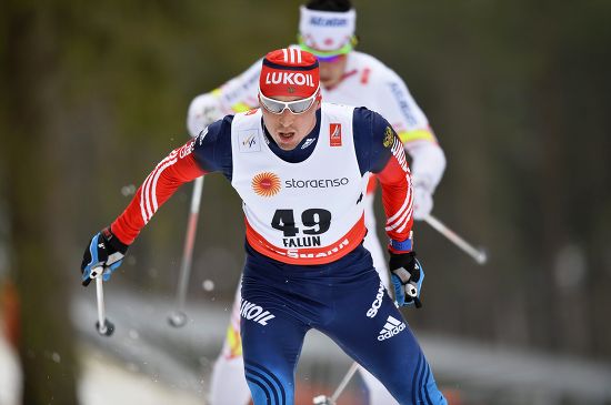 Russias Alexander Legkov Action During Mens Editorial Stock Photo ...