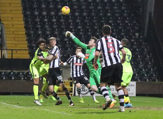 Adam Collin Notts County Comes Cross Editorial Stock Photo - Stock ...