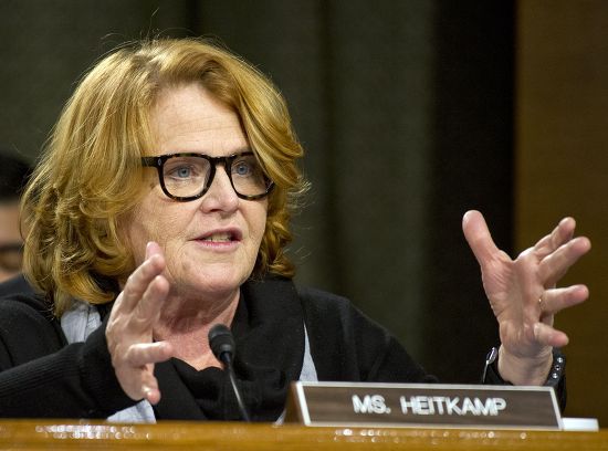 United States Senator Heidi Heitkamp Democrat Editorial Stock Photo ...